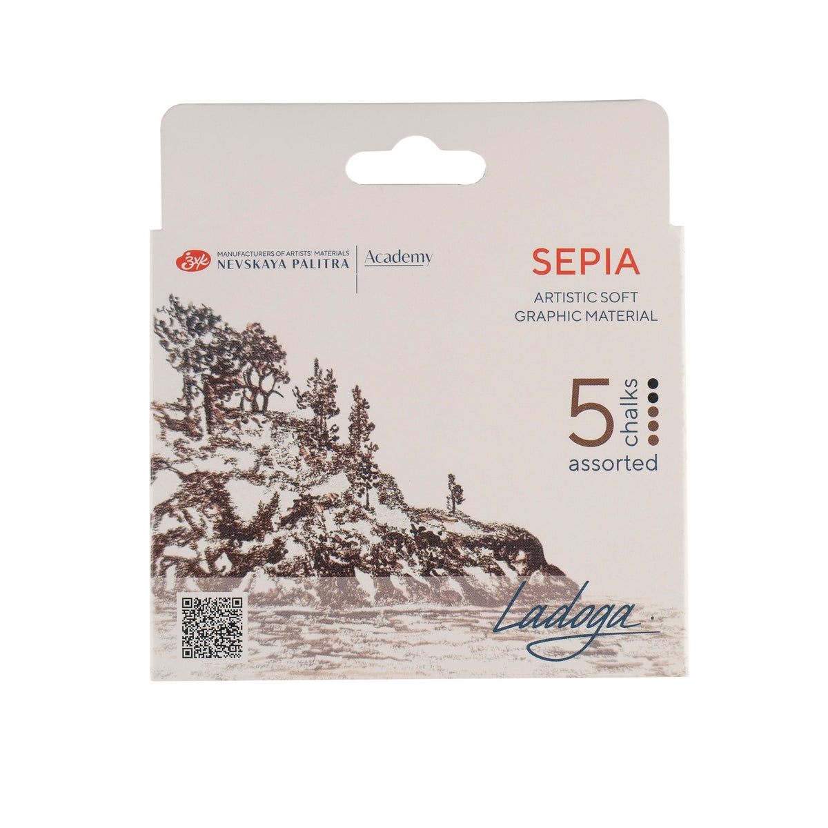 Sepia marca Ladoga 5 barras – Acuarelas White Nights México